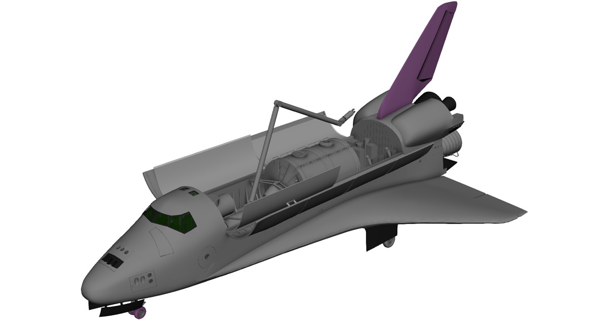 Space Shuttle 3D Model - 3D CAD Browser