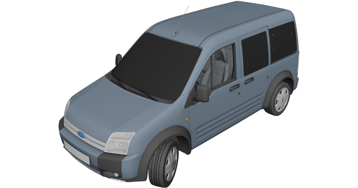 Ford Transit 3D Model (2007) - 3D CAD Browser