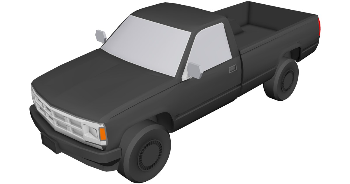 Chevrolet S10 Pickup 3D Model (1991) - 3D CAD Browser