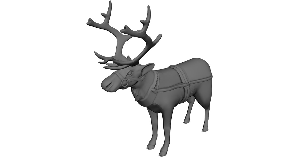 Reindeer 3D Model - 3D CAD Browser