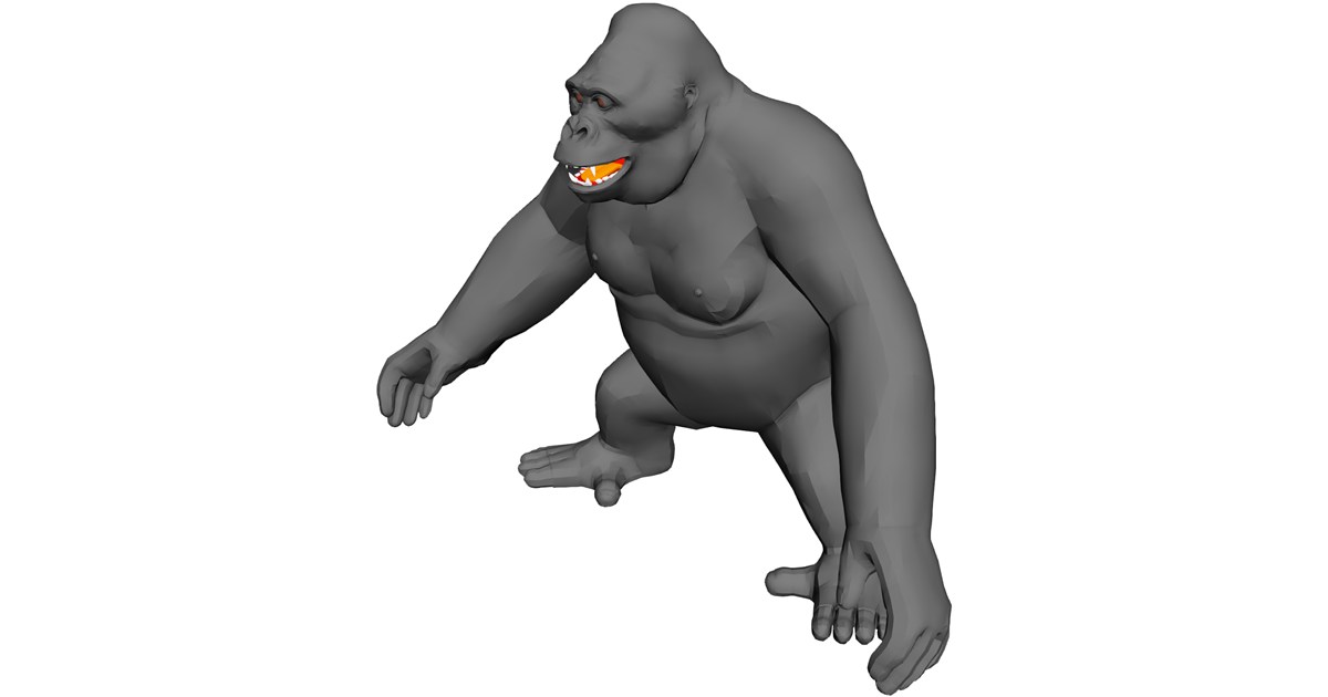 Gorilla 3D Model - 3D CAD Browser