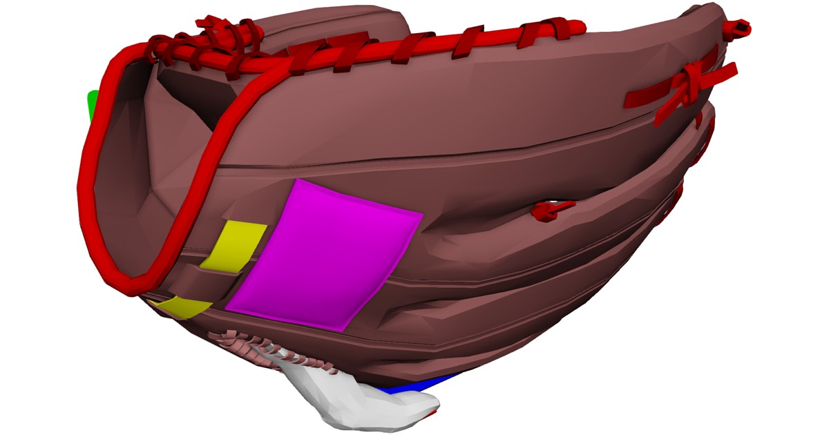 Baseball Glove 3D Model - 3D CAD Browser