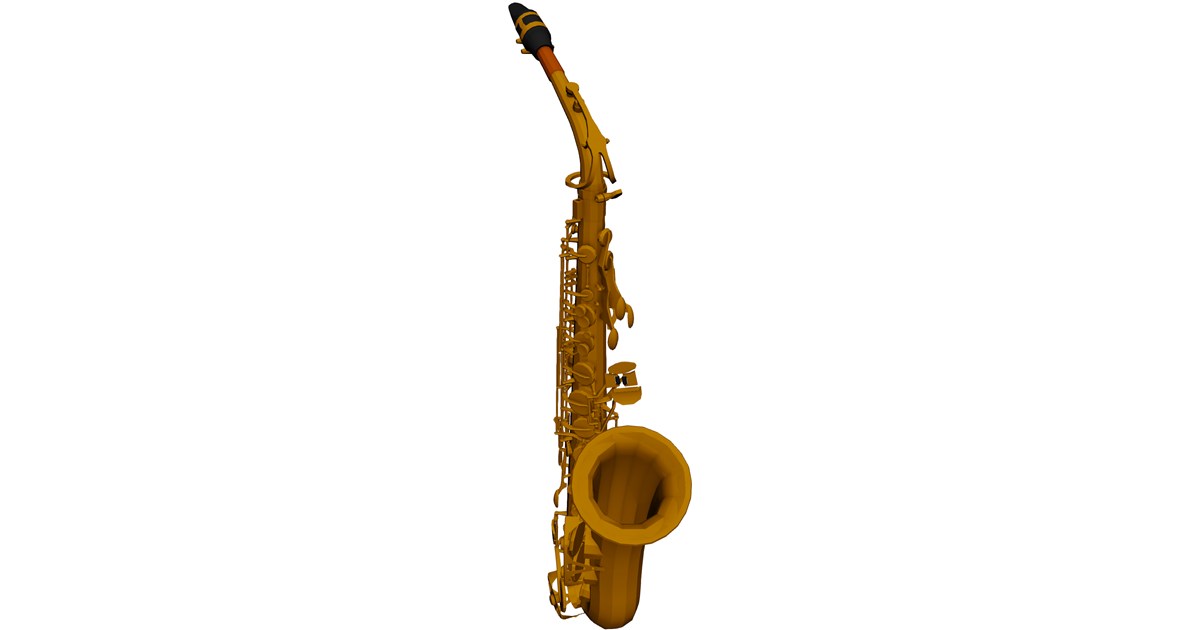 Saxophone 3D Model - 3D CAD Browser
