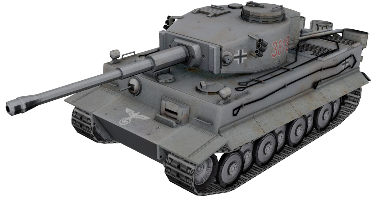 TIGER Tank 3D Model - 3D CAD Browser