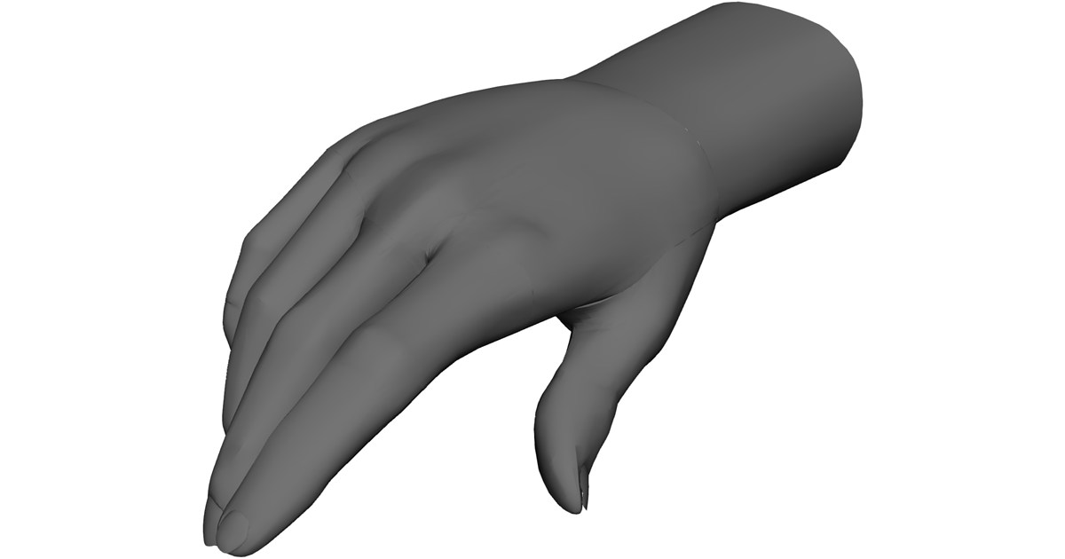 Hand Male CAD Model - 3D CAD Browser