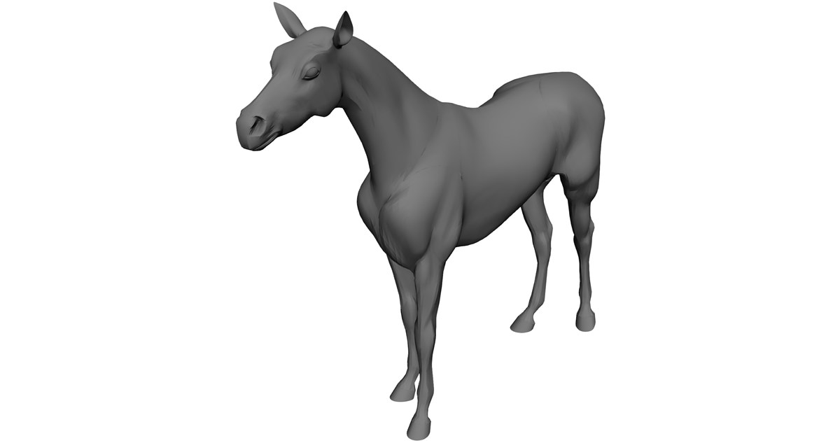 Horse CAD Model - 3D CAD Browser