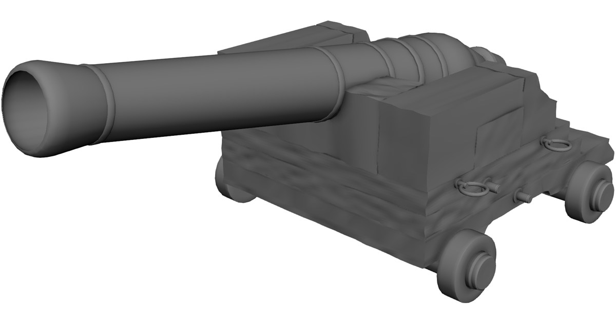 Cannon 3D Model - 3D CAD Browser