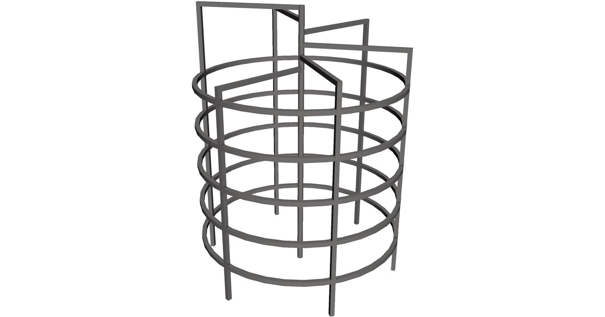 Circular Monkey Bars 3D Model - 3D CAD Browser