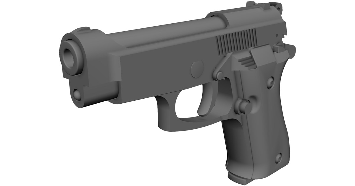 Beretta 85 Kimar CAD Model - 3D CAD Browser