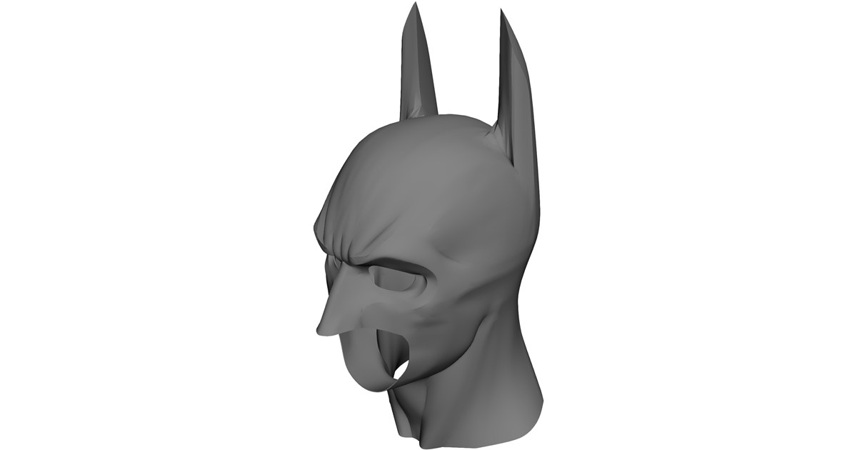 Batman Mask 3D Model - 3D CAD Browser