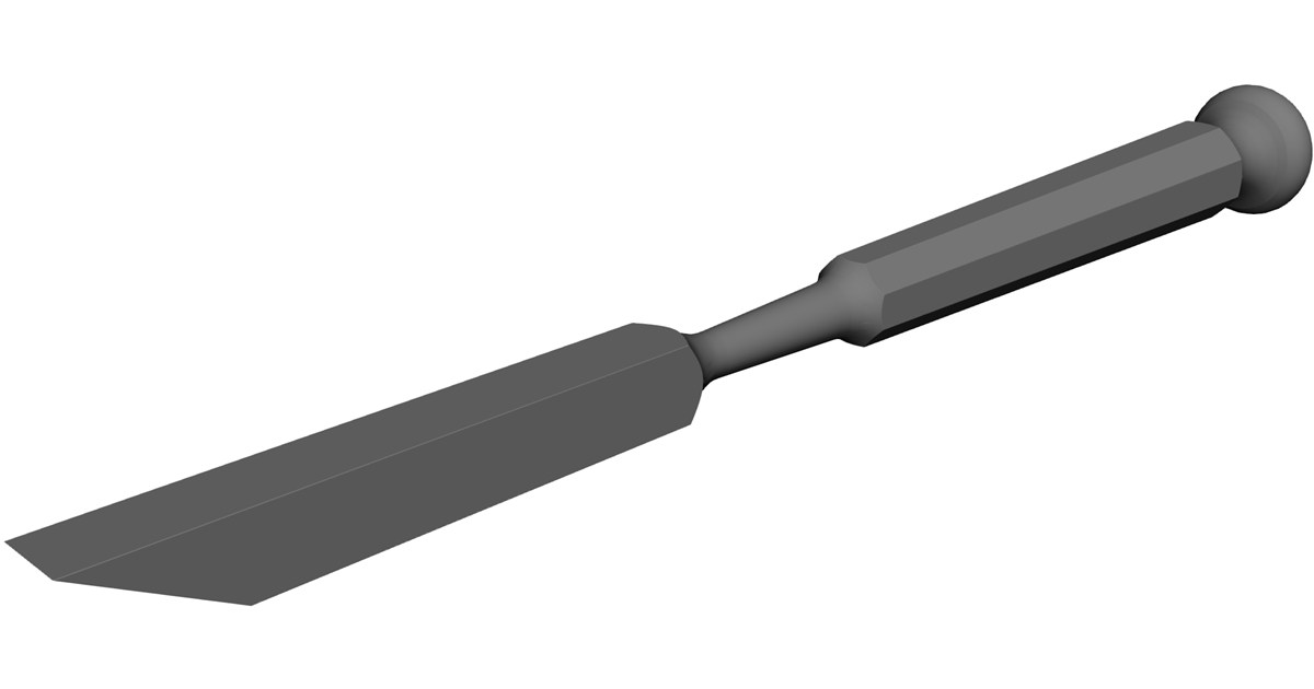 Chisel Free 3D Model - 3D CAD Browser