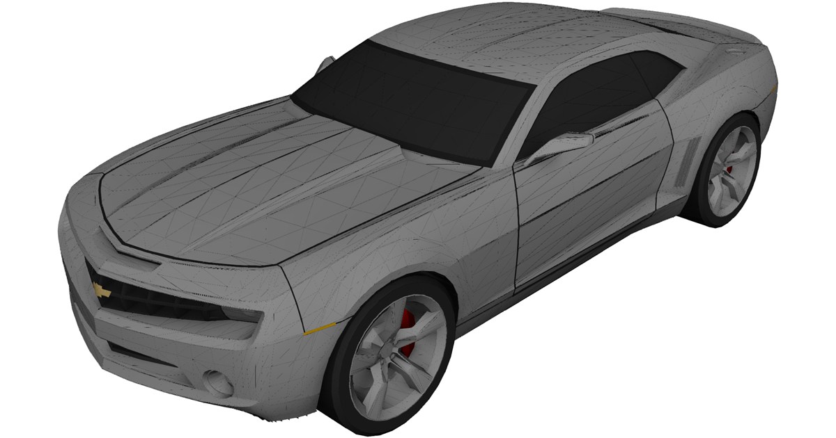 Chevrolet Camaro Concept 3D Model - 3D CAD Browser