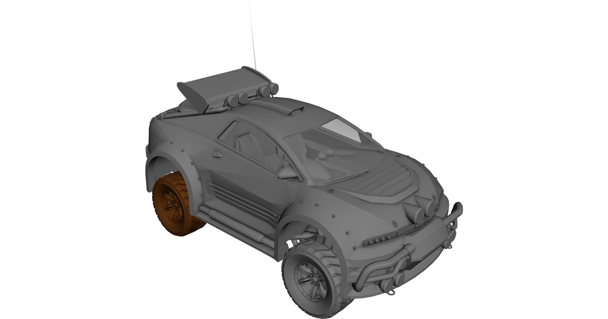 Xeno car 3D Model - 3D CAD Browser