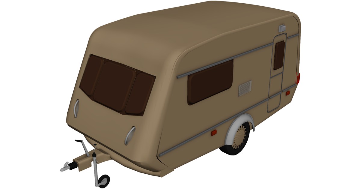 Caravan 3D Model - 3D CAD Browser