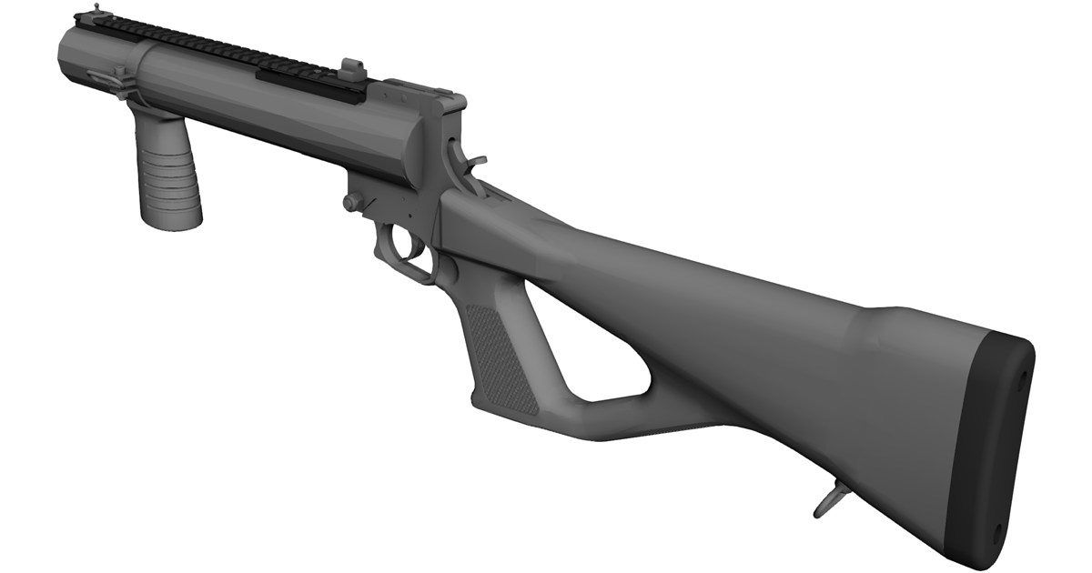 40MM Grenade Launcher 3D Model - 3D CAD Browser