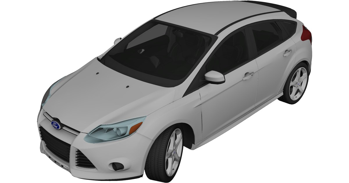 Ford Focus 3D Model (2014) - 3D CAD Browser