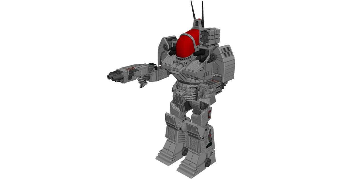 Mech Battlemaster 3D Model - 3D CAD Browser