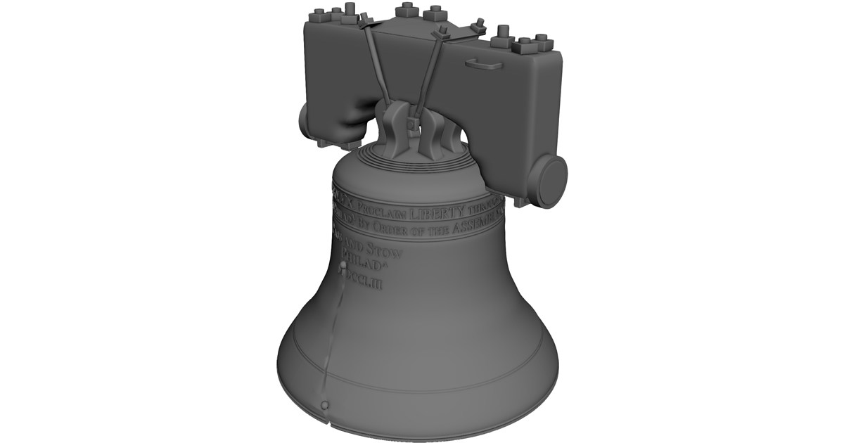 Liberty Bell 3D Model - 3D CAD Browser