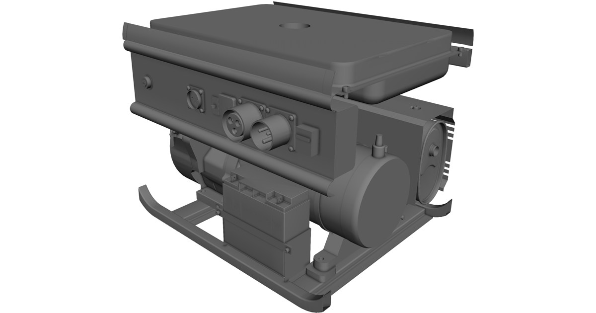 Generator CAD Model - 3D CAD Browser