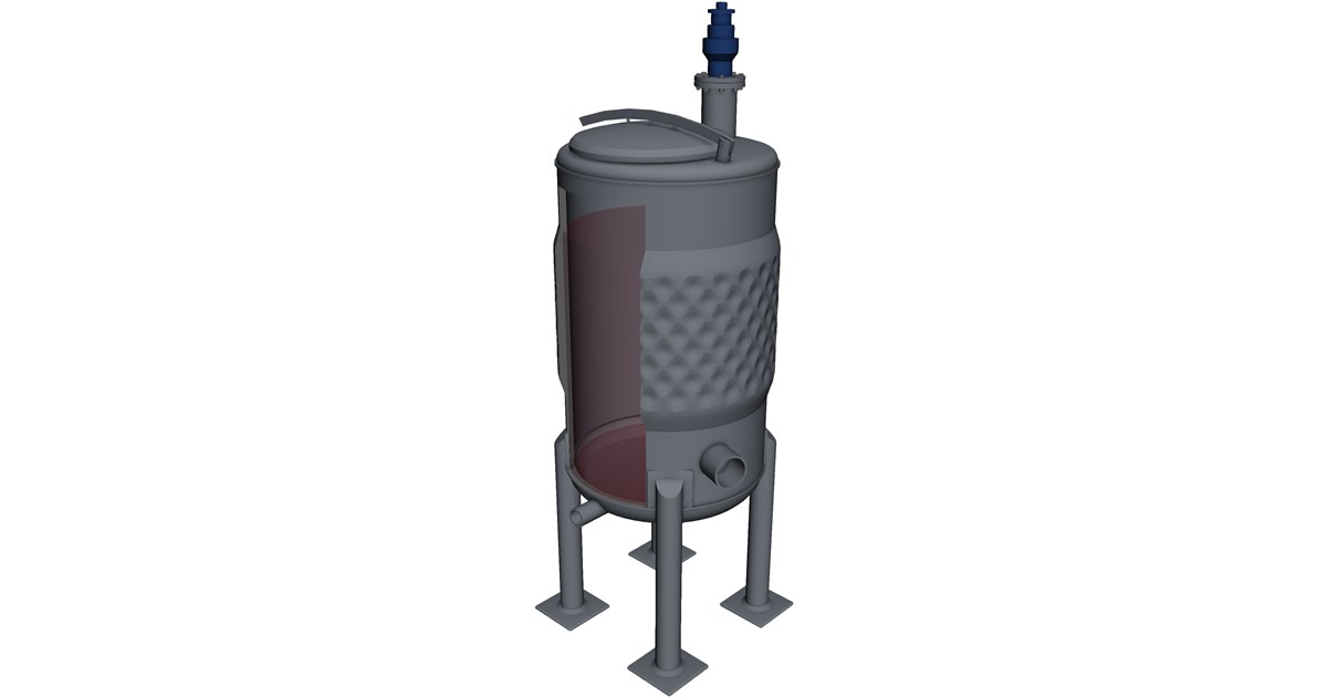 Wine Fermenter 3D Model - 3D CAD Browser