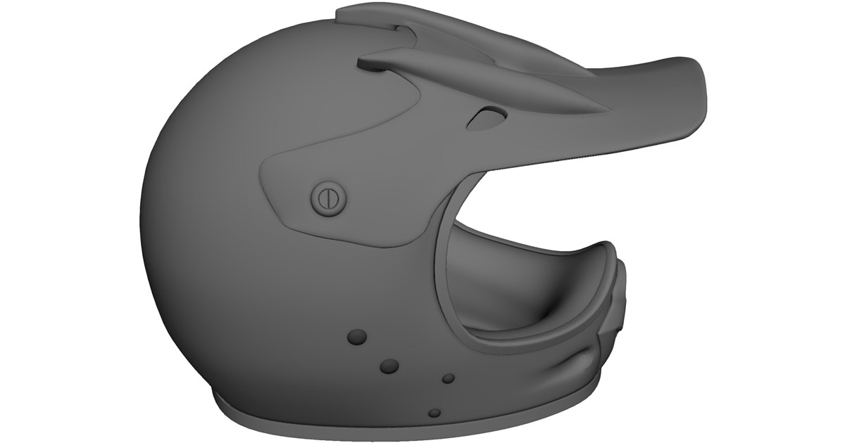 Helmet Motorbike 3D Model - 3D CAD Browser