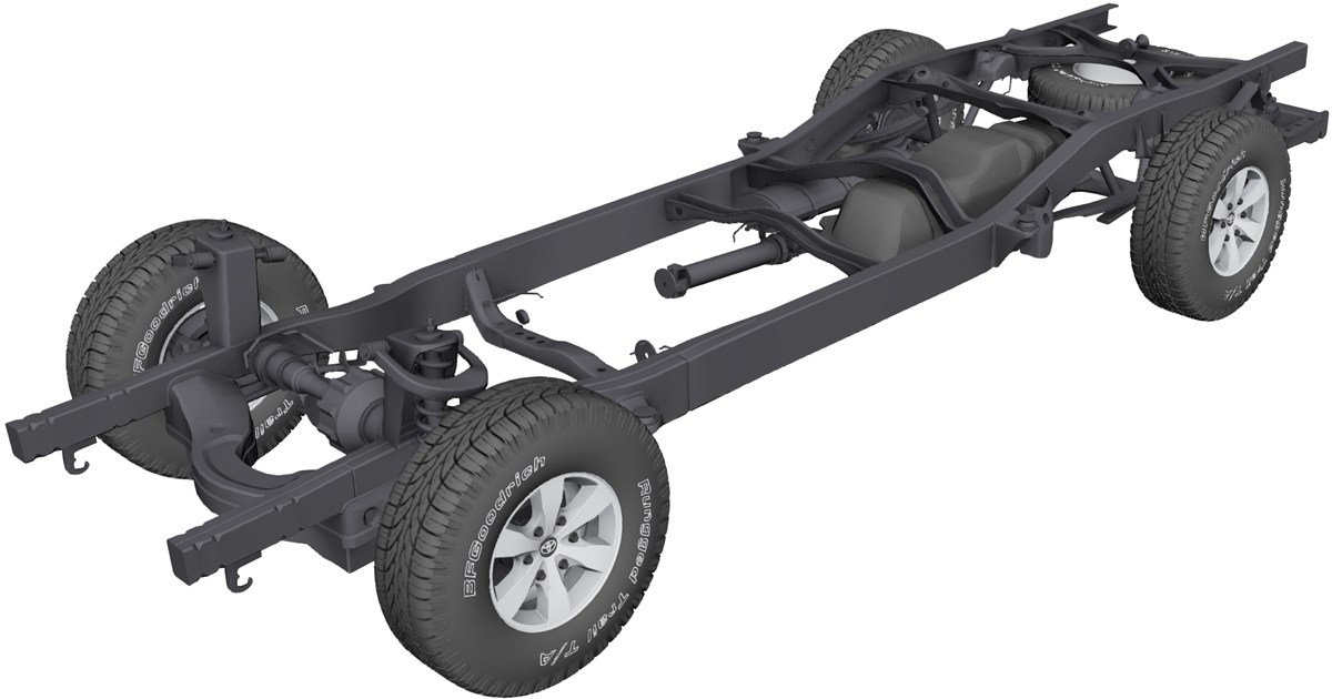 Toyota Hilux Frame 3D Model (2011) - 3D CAD Browser