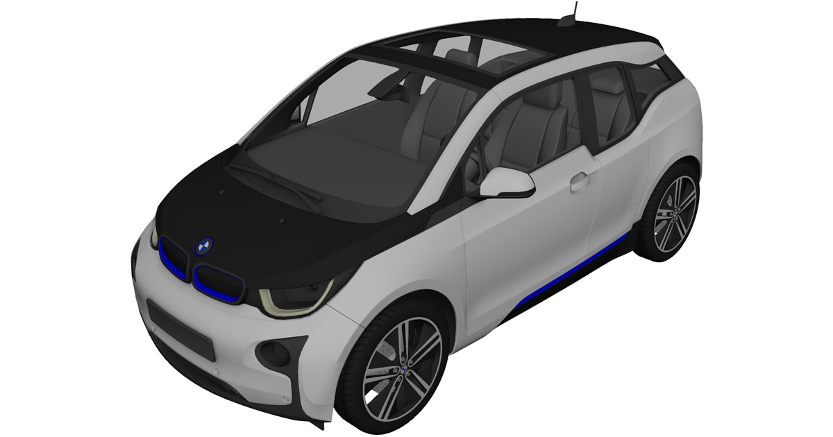 BMW i3 3D Model - 3D CAD Browser