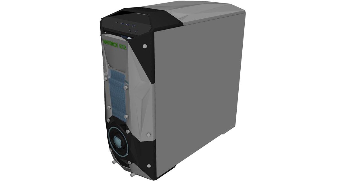 Nvidia Concept Case 3D Model - 3D CAD Browser