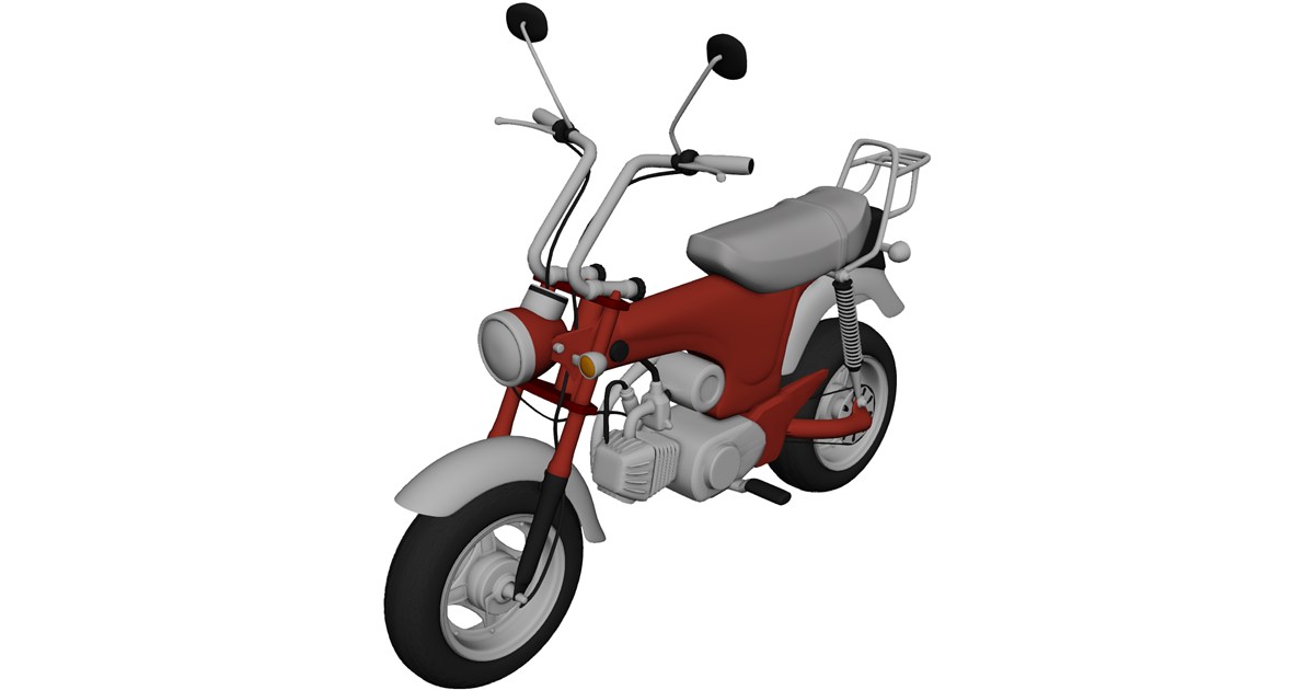 Honda CT70 3D Model (1969) - 3D CAD Browser