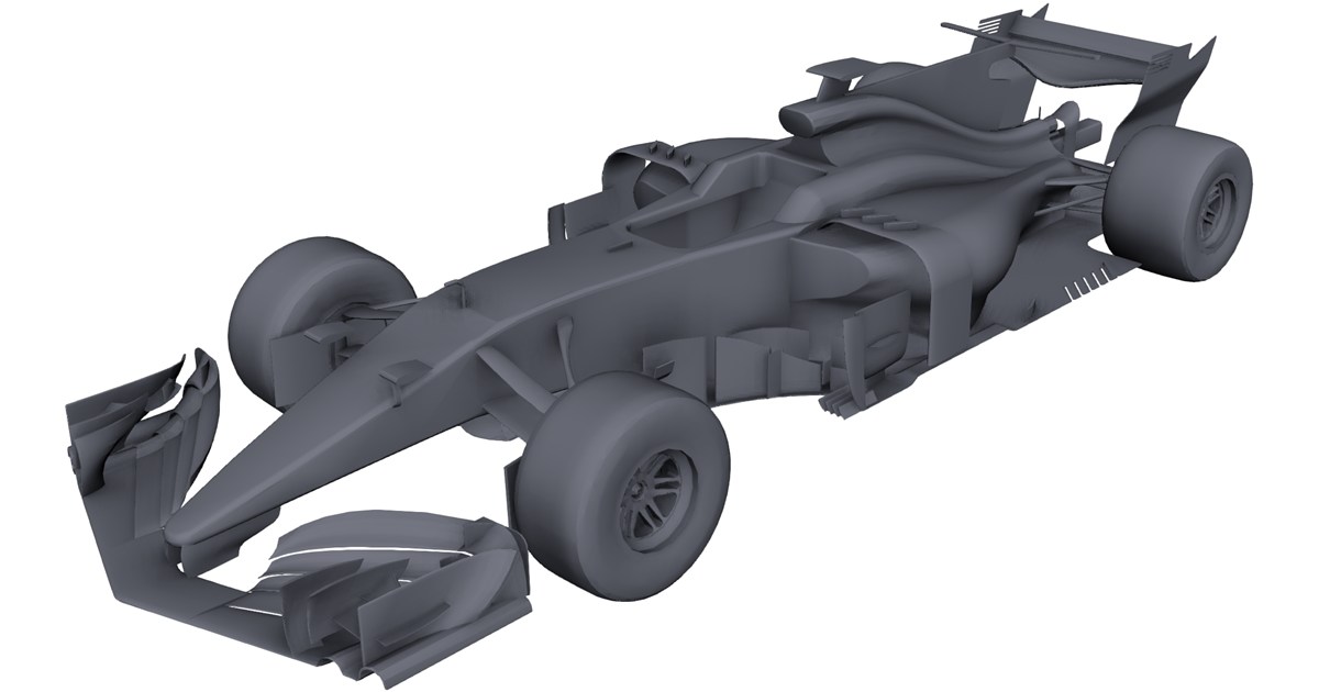 Formula 1 Car CAD Model (2017) - 3D CAD Browser