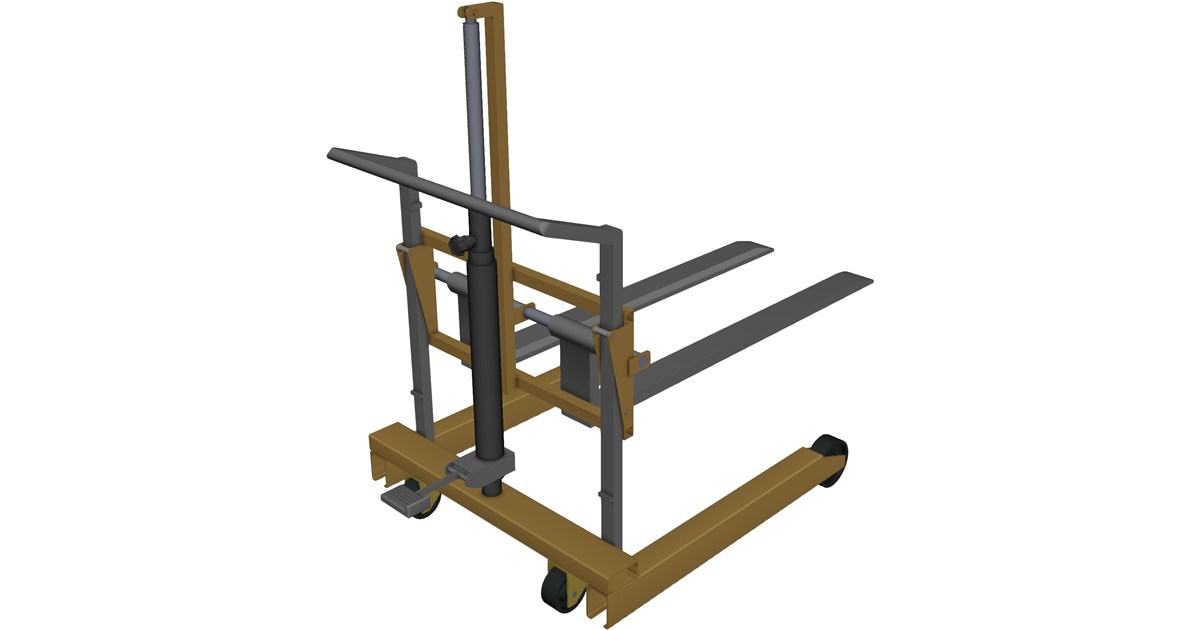 Hand Forklift CAD Model - 3D CAD Browser