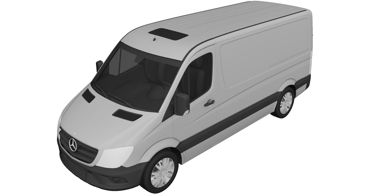 Mercedes-Benz Sprinter 3D Model (2013) - 3D CAD Browser
