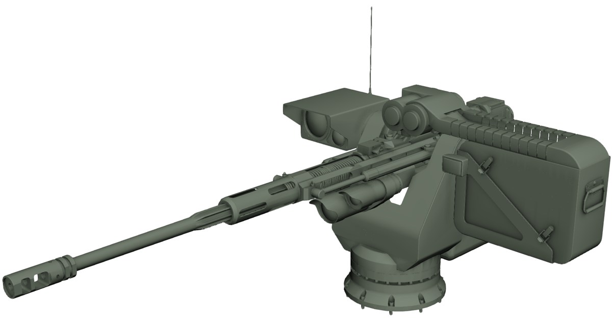 Remote Weapon Station CAD Model - 3D CAD Browser