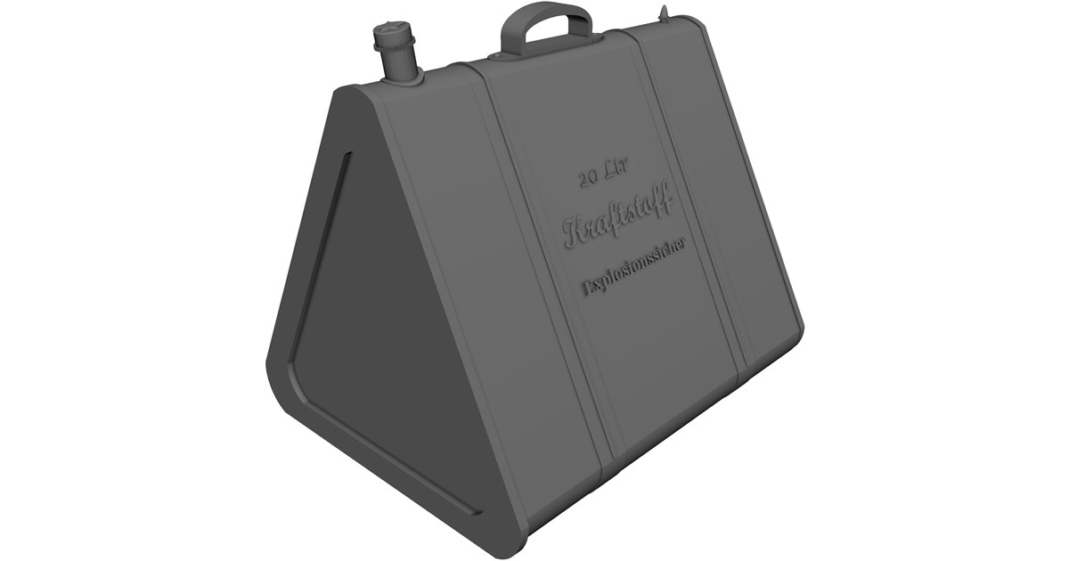 Jerry Can 3D Model (1939) - 3D CAD Browser