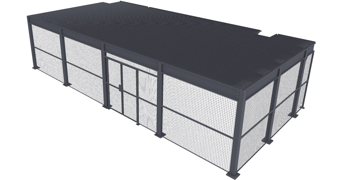 Storage Room Mezzanine CAD Model - 3D CAD Browser