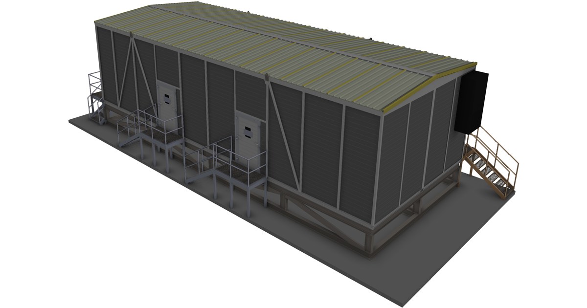 Gas Processing Skid CAD Model - 3D CAD Browser