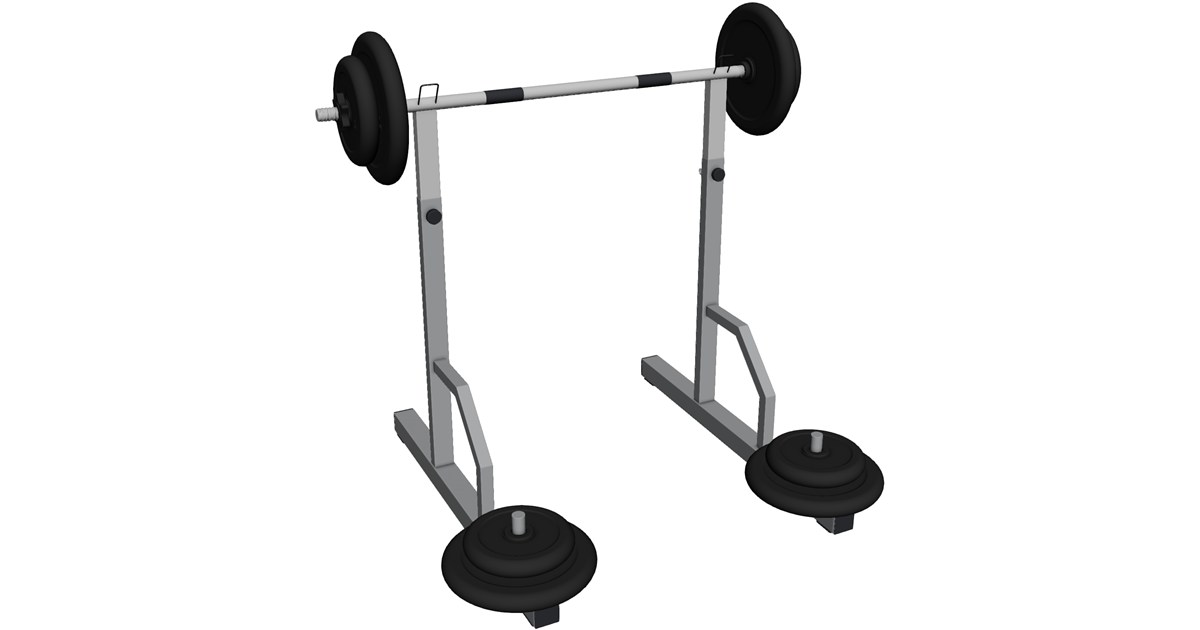Barbell Gym 3D Model - 3D CAD Browser