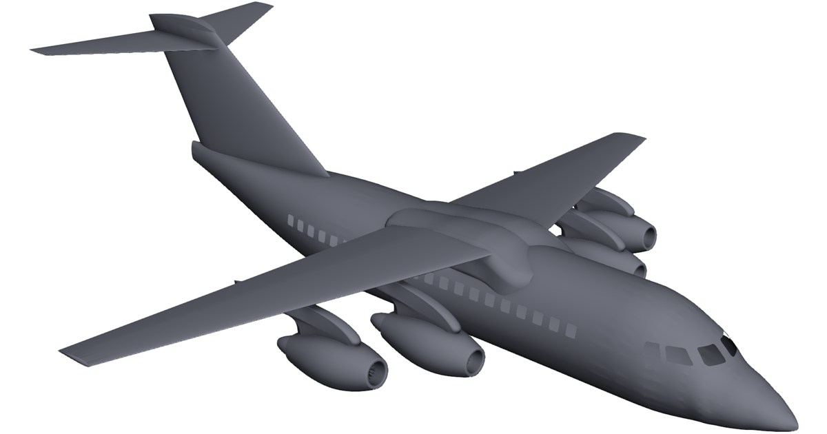 British Aerospace BAe 146 CAD Model - 3D CAD Browser