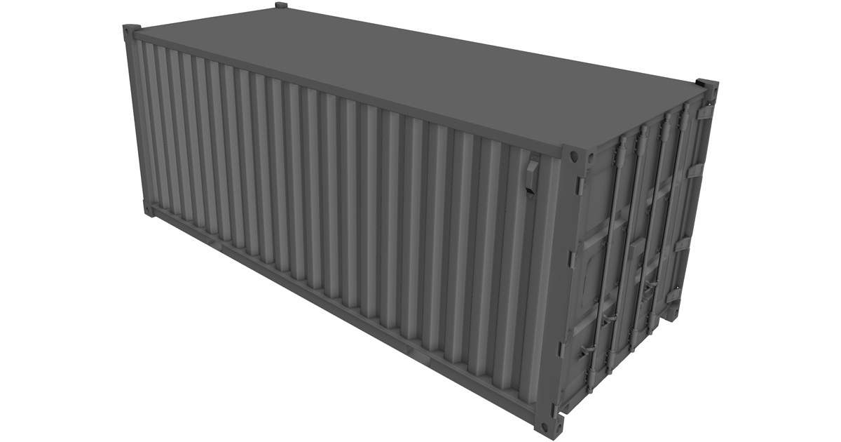 Shipping Container 3D Model - 3D CAD Browser