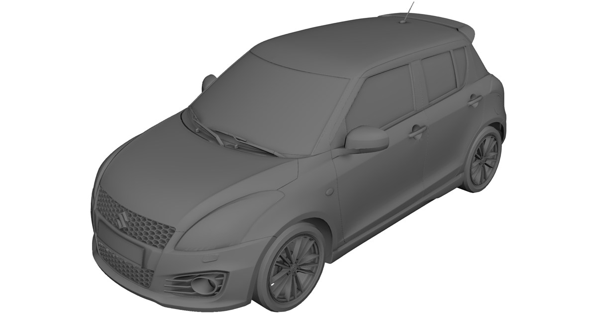 Suzuki Swift Sport 3D Model - 3D CAD Browser