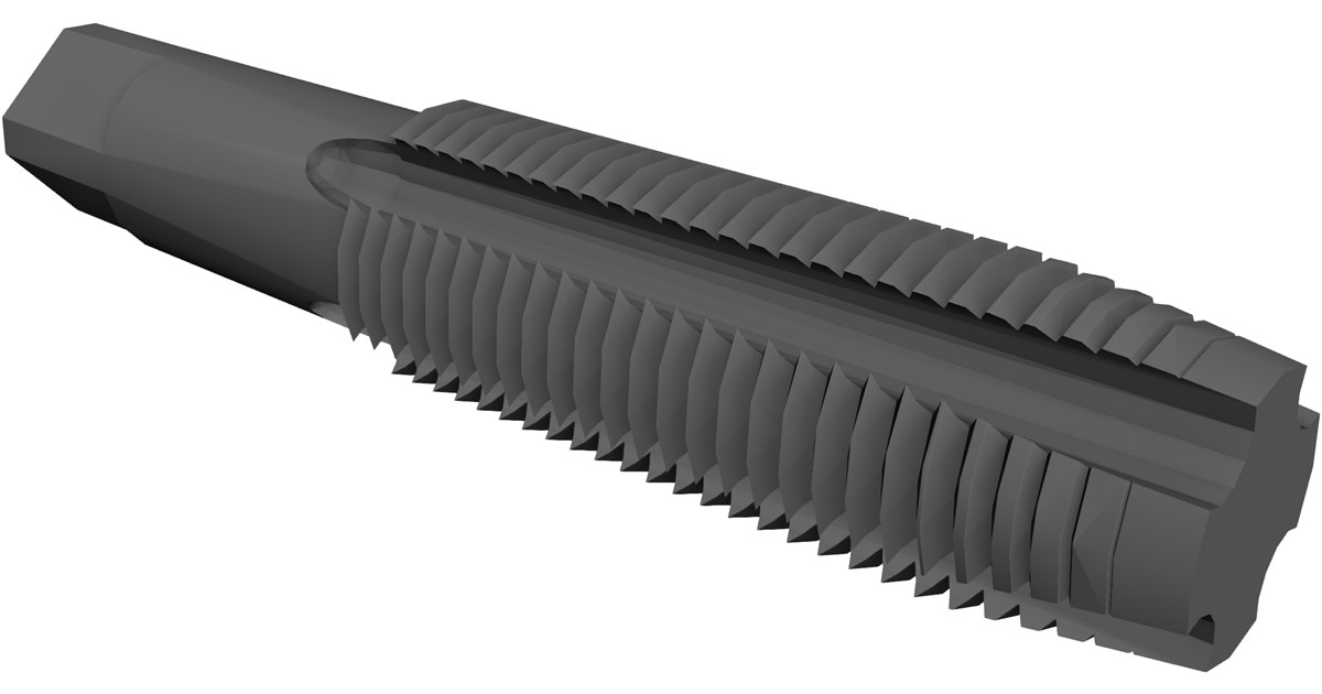 Screw Tap 3D Model - 3D CAD Browser