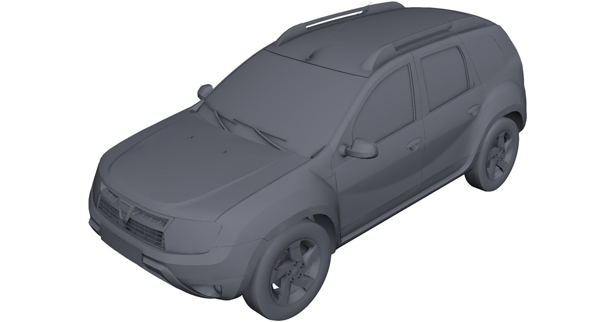 Renault (Dacia) Duster D-Cross CAD Model - 3D CAD Browser