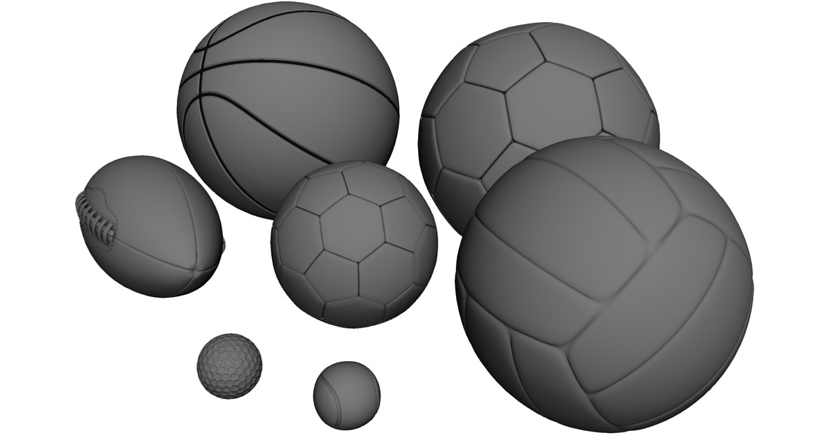 Balls Collection 3D Model - 3D CAD Browser
