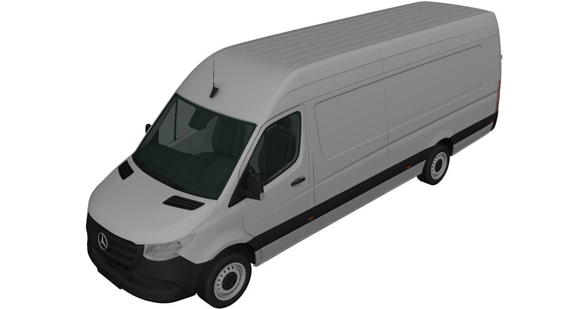 Mercedes-Benz Sprinter 3D Model (2019) - 3D CAD Browser