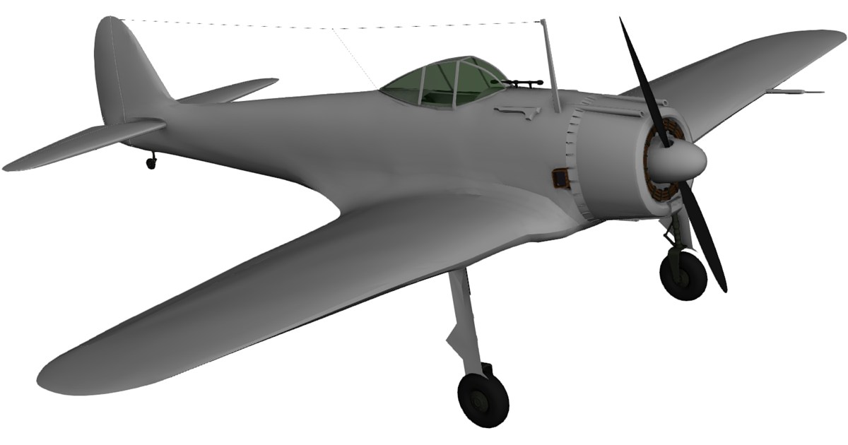 Nakajima Ki-43 Hayabusa 3D Model - 3D CAD Browser