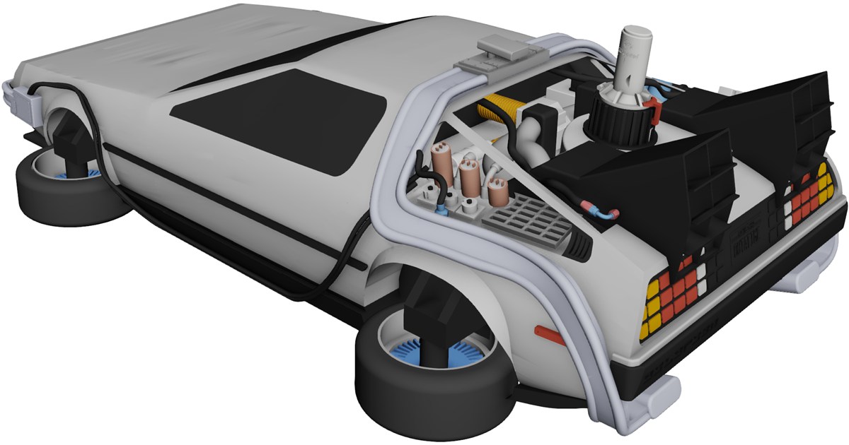 DeLorean DMC-12 CAD Model - 3D CAD Browser