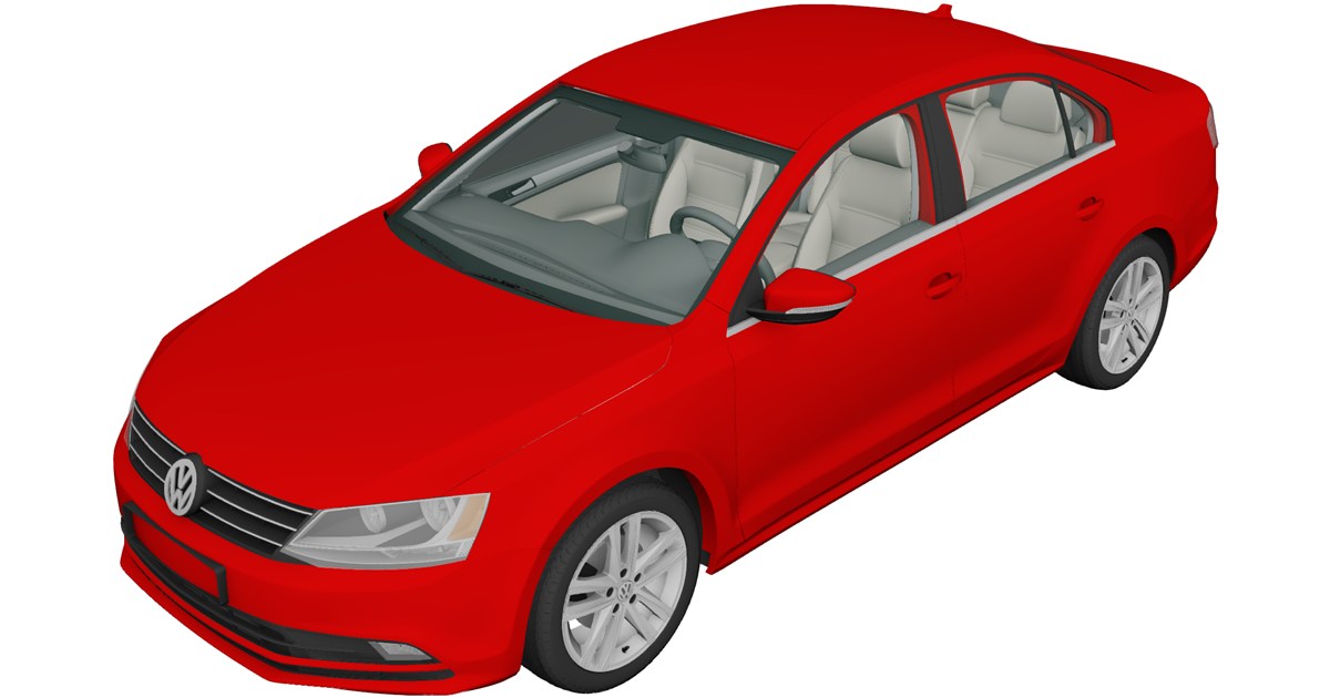 Volkswagen Jetta 3D Model (2015) - 3D CAD Browser