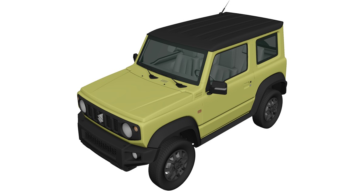 Suzuki Jimny 3D Model (2019) - 3D CAD Browser