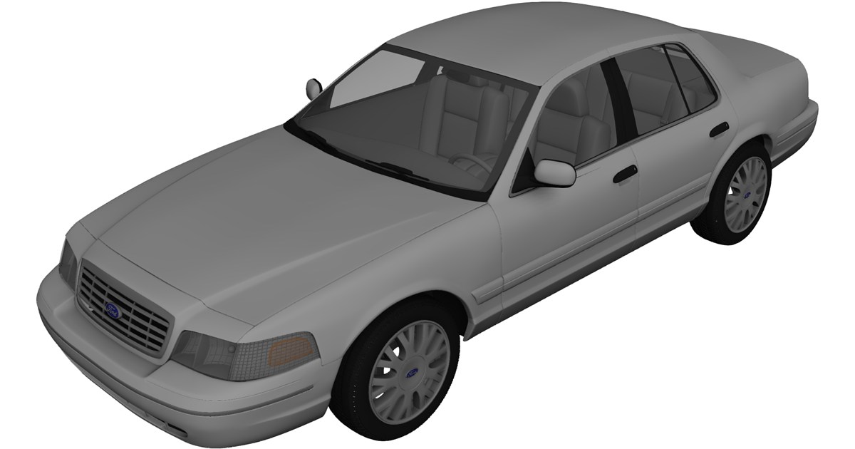 Ford Crown Victoria 3D Model (2005) - 3D CAD Browser
