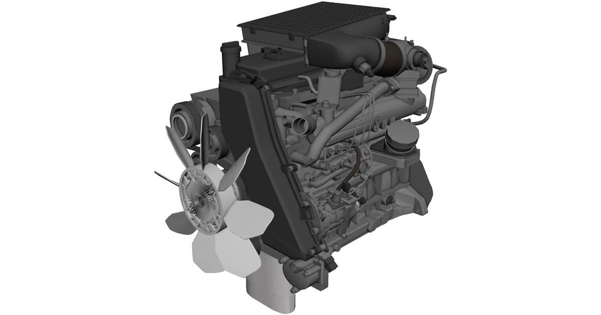 Toyota D4D Engine 3D Model - 3D CAD Browser